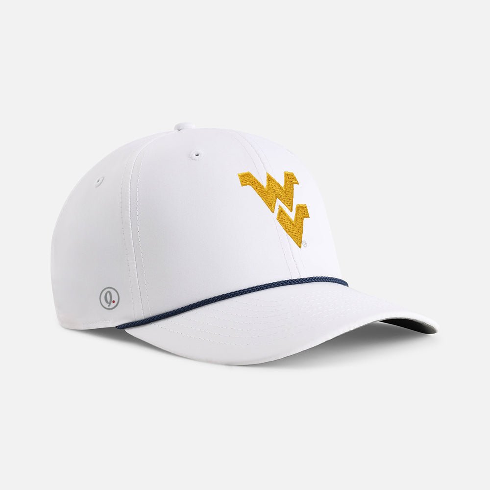 West Virginia University "Flying WV" 6-Panel Performance Rope Hat ...