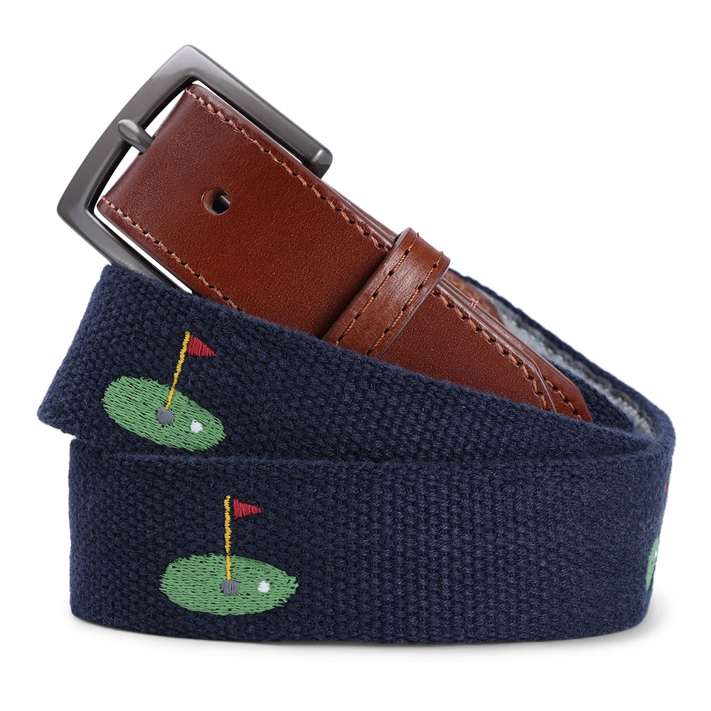 Putting Green - Embroidered Imperial Belt