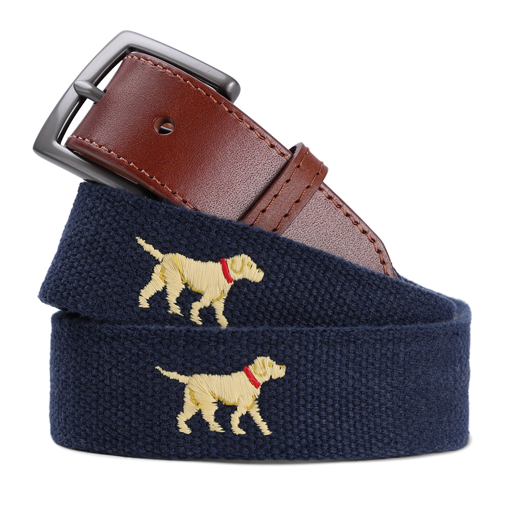 The Yellow Labrador Retriever - Embroidered Imperial Belt